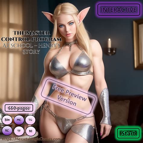 The MCP At Babe A Master Control Program Themed AI Pictorial Free Preview Version Hexxet