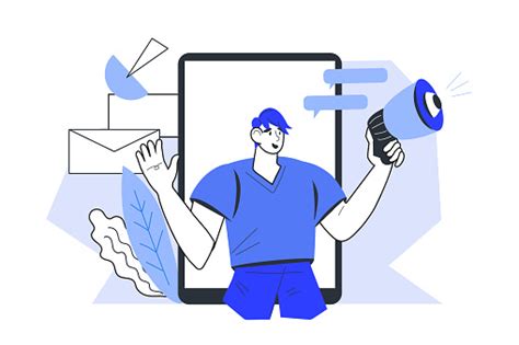 디지털 마케팅 전략 및 소셜 미디어 관리 개념 Smm 전문가 개념에 대한 스톡 벡터 아트 및 기타 이미지 개념 개념과 주제 검색 Istock