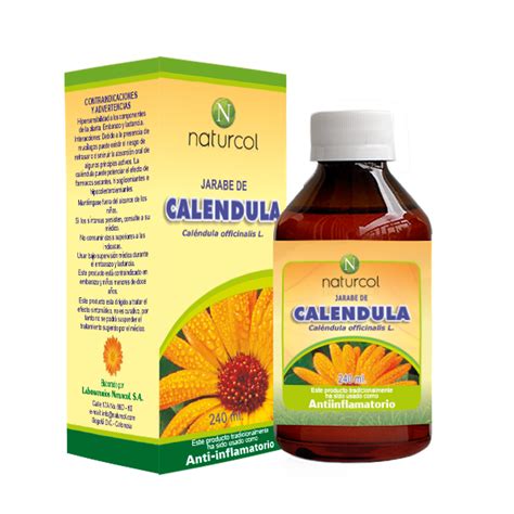 Jarabe De Caléndula 240ml Naturcol Suplemento Para La