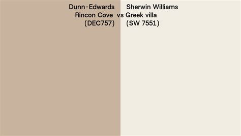 Dunn Edwards Rincon Cove Dec757 Vs Sherwin Williams Greek Villa Sw