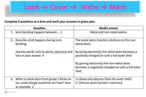 GCSE AQA Chemistry Structure And Bonding Teaching Resources