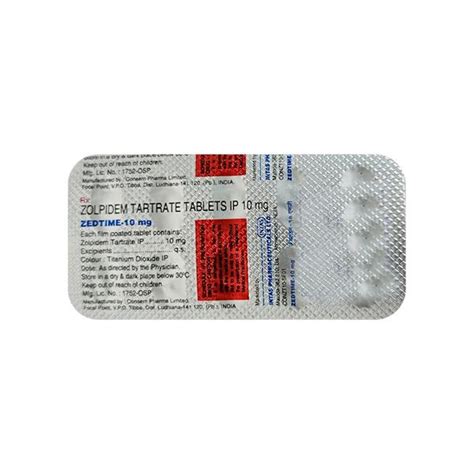 Zedtime 10mg Tablet 10s Price Uses Side Effects And Substitutes Netmeds