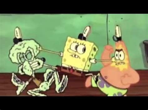 Spongebob Scene Squidward Vs Patrick Fighting 35mm Camera Youtube