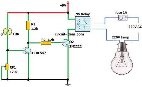 Automatic Street Light Circuit Using Ldr Circuit Ideas For You