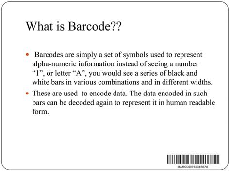 Working Of Barcode Reader Ppt Unitedworld School Of Business Ppt Working Of Barcode Reader Ppt Unitedworld School Of Business Ppt
