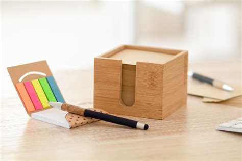 Suport Notite Cub Bambus Sagano Pc892012