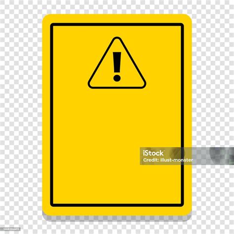 경고 카드 아이콘입니다 주의 카드 느낌표 및 복사 공간 벡터 미끄러짐 주의 표지판에 대한 스톡 벡터 아트 및 기타 이미지