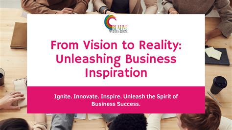 Turning Vision Into Reality The Power Of Business Inspiration
