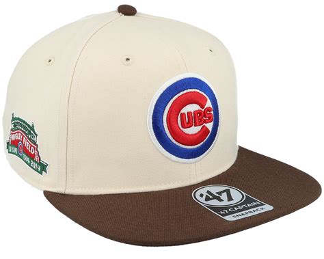Hatstore Exclusive X Chicago Cubs Dual Naturalbrown Snapback