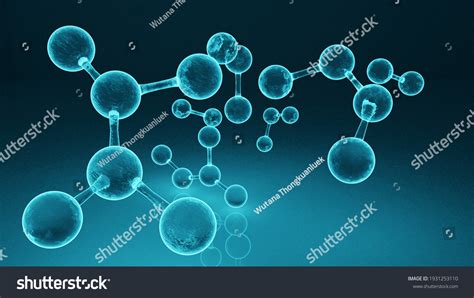 분자 구조 3d 그림 원자와 분자의 스톡 일러스트 1931253110 Shutterstock