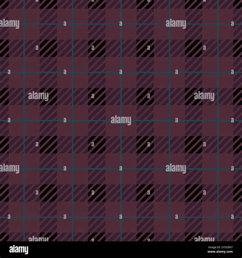 Classic Tweed Plaid Style Pattern Geometric Check Print In Dark