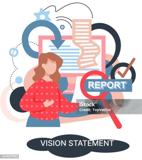비전 선언문 주요 사업 아이디어 설명 사업 형식 경쟁사 대비 이점 개념에 대한 스톡 벡터 아트 및 기타 이미지 개념 개발