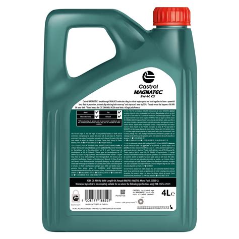 Castrol Magnatec 5w 40 5w40 C3 Fully Synthetic Engine Oil 4 Litres 4l