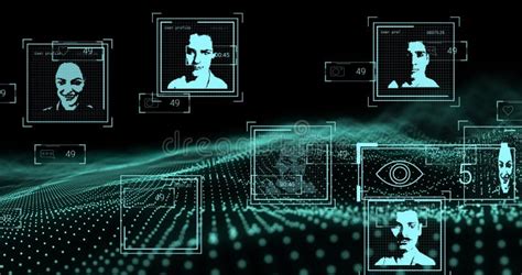 Animation Of User Photos Social Media Reactions And Waves In Digital