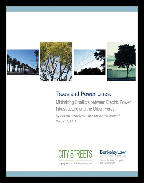 Trees And Power Lines Minimizing Conflicts Between Electric Power Infrastructure And The Urban