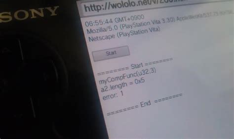 New Webkit Exploit Found For Vita And Maybe Playstation Wololo Net