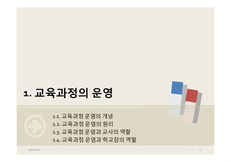 교육과정의 운영과 평가 인문교육