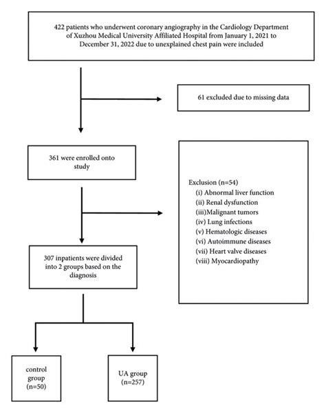 Flowchart Of Study Design And Recruited Population Ua Unstable