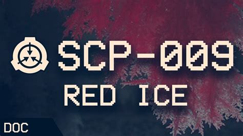 Scp 009 фото