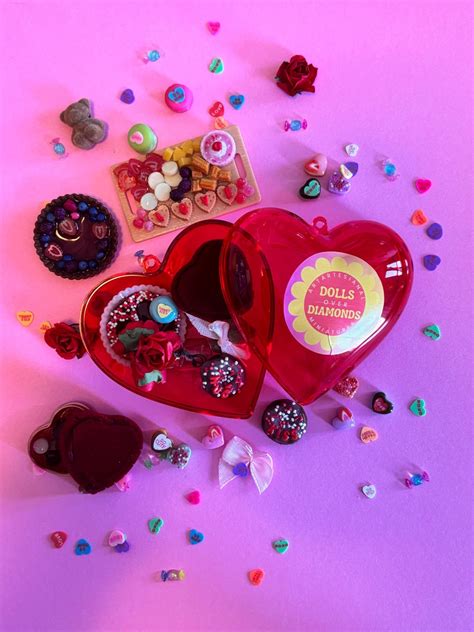 Valentines Surpise Box For 1 6 Miniatures For 12 Inch Dolls Etsy
