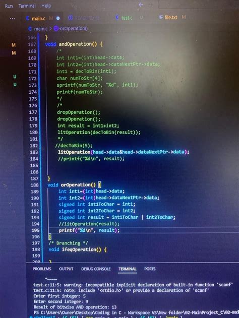 Issue With Bitwise Operators In C Rcsmajors