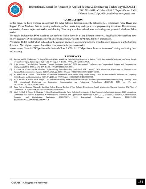 Cyber Bullying Detection Using Machine Learning By Ijraset Issuu