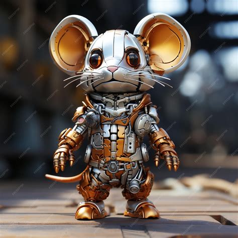 Premium Photo 3d Robot Mouse