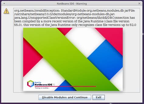 Openjdk Netbeans Won T Start Due To UnsupportedClassVersionError And