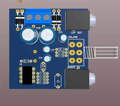 4558 Subwoofer Filter Circuit Pcb Circuit Diagram