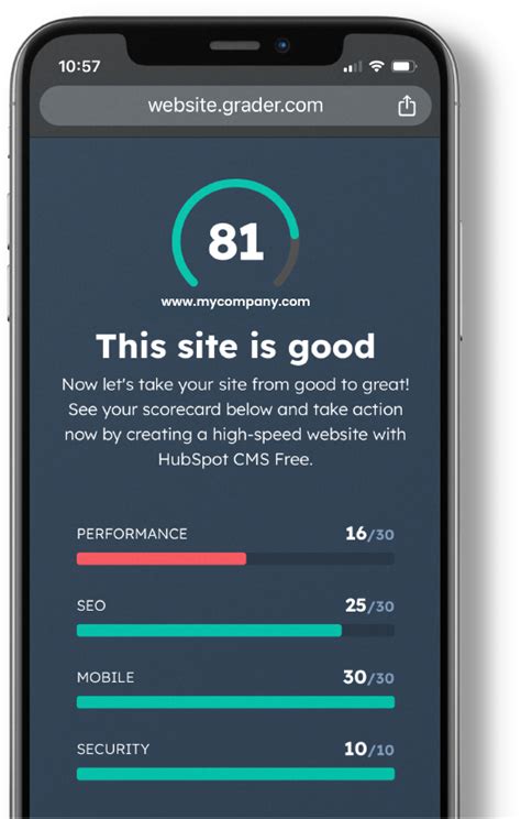 website grader tool get your free report godelta