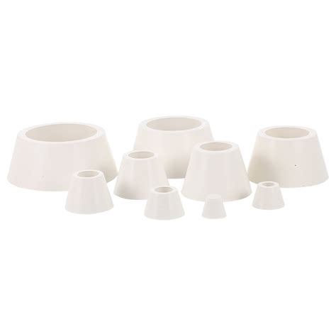 Fomiyes 1 Set Buchner Funnel Flask Adapter Set Rubber Tapered Collar Filter Adapter Set