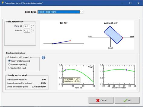 Different Azimuth In Near Shadings And Orientation Tabs How To Pvsyst Forum