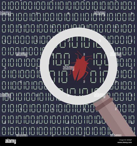 Programmer Searching Bugs Stock Photo Alamy
