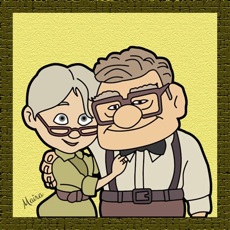 Carl And Ellie Up Fan Art By Mairaartwork On Deviantart