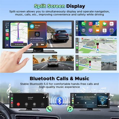 Lamtto Rc28 1025 Carplay Display With In Cell Touch Screen And 25k Du