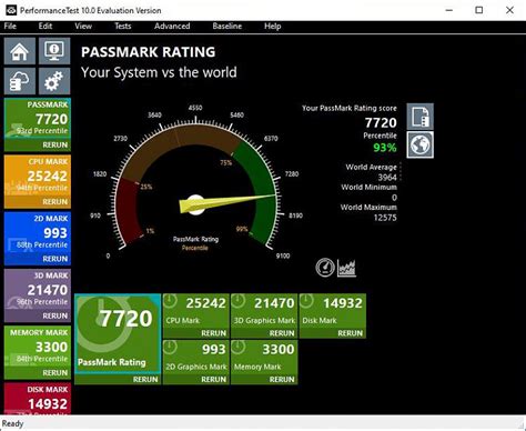 Passmark Performance Test Benchmark Page Windows Forums