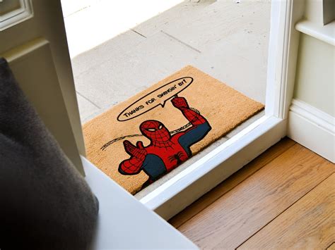 Teexcorp Spiderman Doormat Spider Marvel Home Decor Tobey Maguire