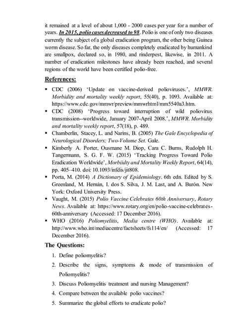Poliomyelitis Lecture Autosaved Pdf Free Download