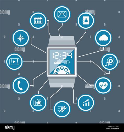 Big Data Icons Set Cloud Computing Stock Vector Image And Art Alamy