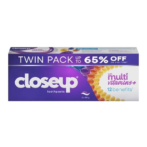 Close Up Multivitamins Toothpaste Twin Pack Shopee Malaysia