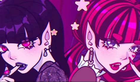 Draculaura And Elissabat Monster High Art Monster High Pictures