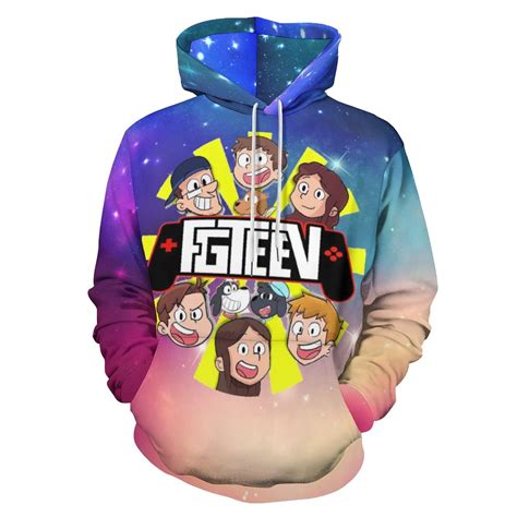 Fgteev Adult Hoodie Fashion Sweater For Mens And Womensunisex