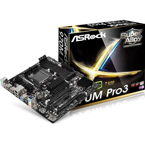 ASRock 970M Pro3 AMD 970 So.AM3+ Dual Channel DDR3 mATX Retail ...