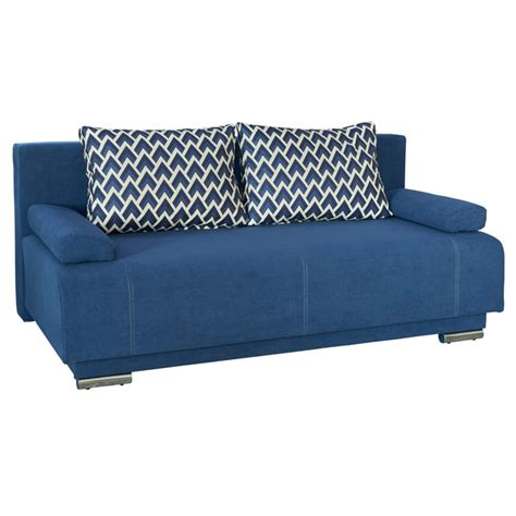 Диван єврокнижка розкладний у вітальню спальню з ламінованої ДСП тканина Симпл Синій Веста Люкс