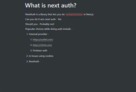 Shreyansh Arya On Linkedin Mastering Authentication In Nextjs With Nextauth I Recently Dove