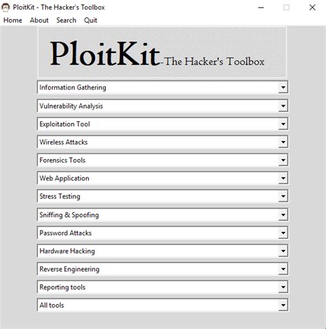 ploitkit the hacker s toolbox