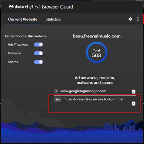 Malwarebytes Browser Guard For Edge Infinitely Blocking Parts Of A
