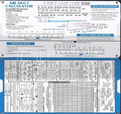 Duct Sizing Chart Molqyabout