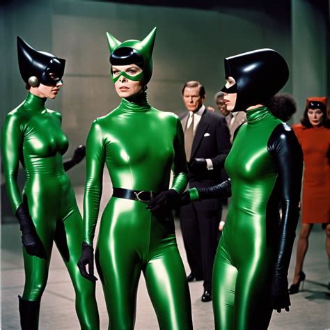 Yvonne Craig As Riddlers Henchwoman Green Catsuit By 2024darwin On