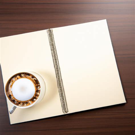 Premium Photo Mockup Image Notebook And Coffee Cup On The Table